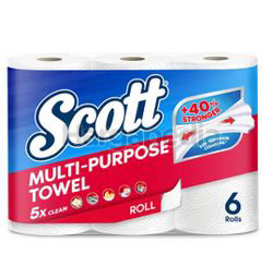 SCOTT Multi Purpose Kitchen Towel Regular 6s