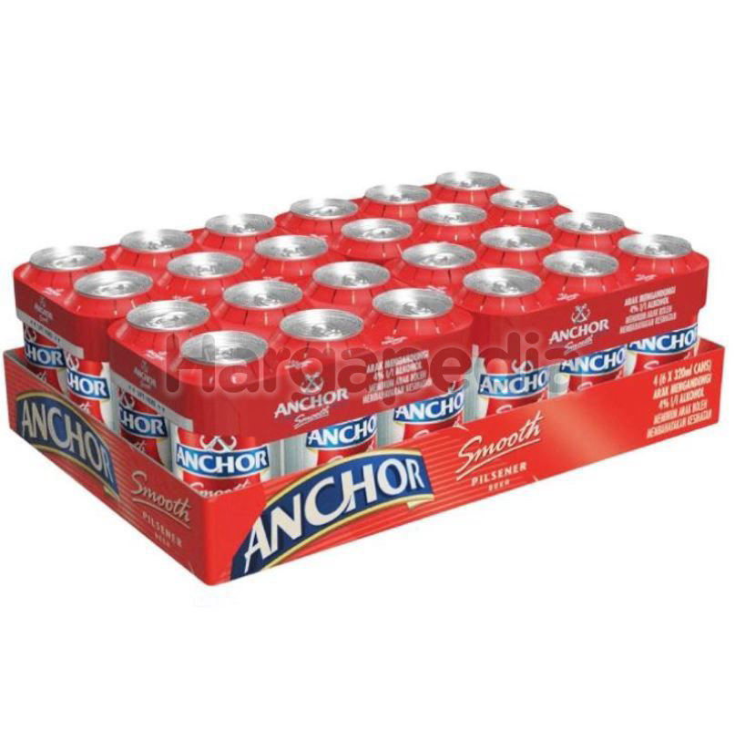 ANCHOR Smooth Can Beer 24x320ml