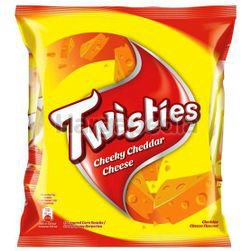TWISTIES Snack Multipack Cheddar Cheese 8x15gm