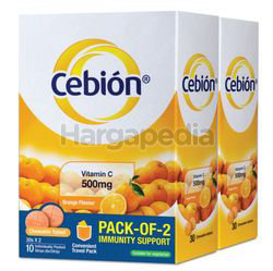 CEBION Chewable C 500mg Orange 2x30s