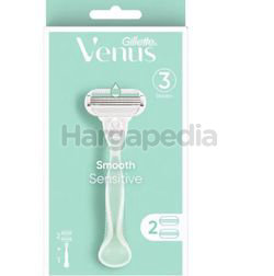GILLETTE Venus Smooth Sensitive Razor + Cart 2s