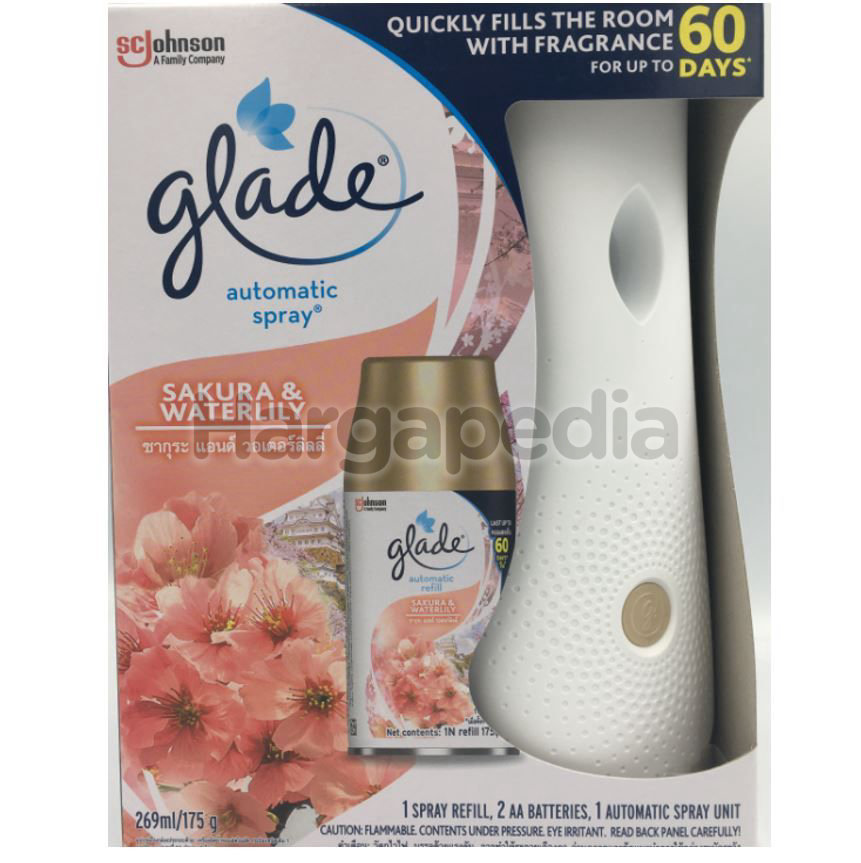 GLADE 3in1 Automatic Spray Starter Sakura & Waterlily Starter 1set
