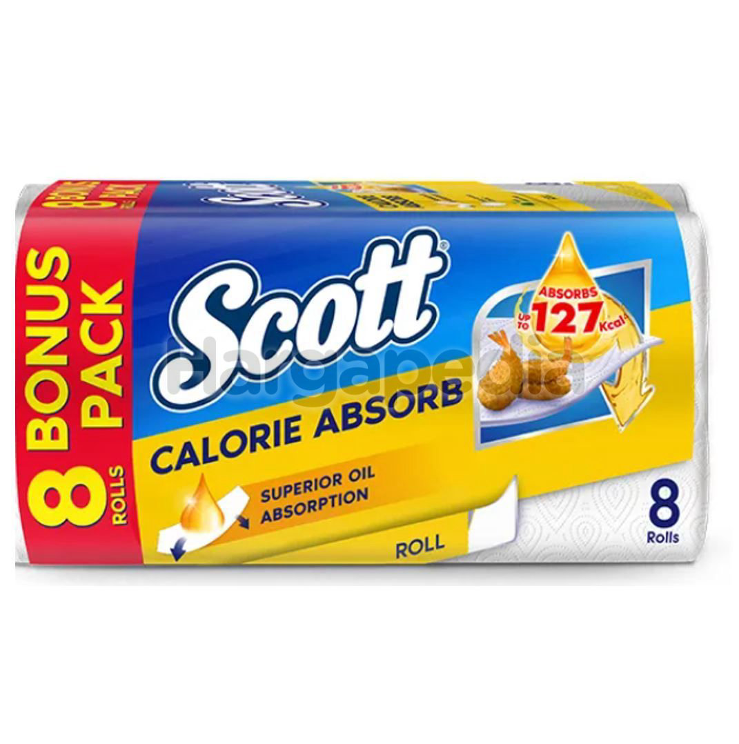 SCOTT Calorie Absorb Kitchen Towel 8s