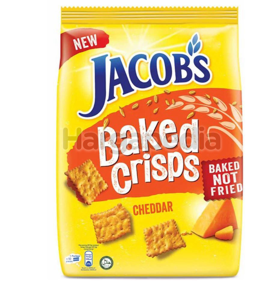 JACOB'S Baked Crisps Cheddar 229gm