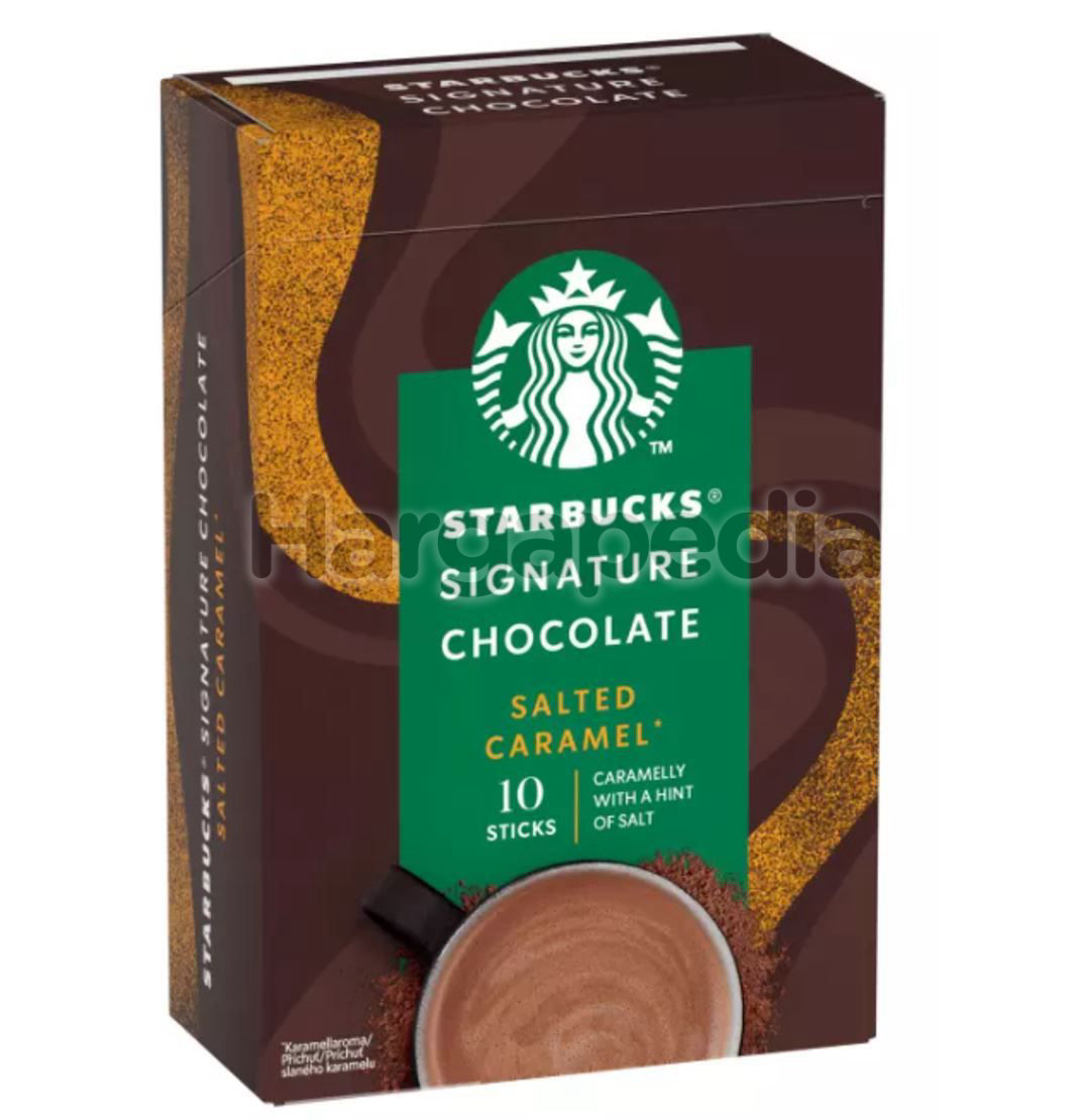 STARBUCKS Signature Chocolate Salted Caramel Cocoa Powder Instant Mixes 10s