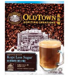 OLD TOWN Kopitiam Smooth Roast Kopi Less Sugar 15x25gm