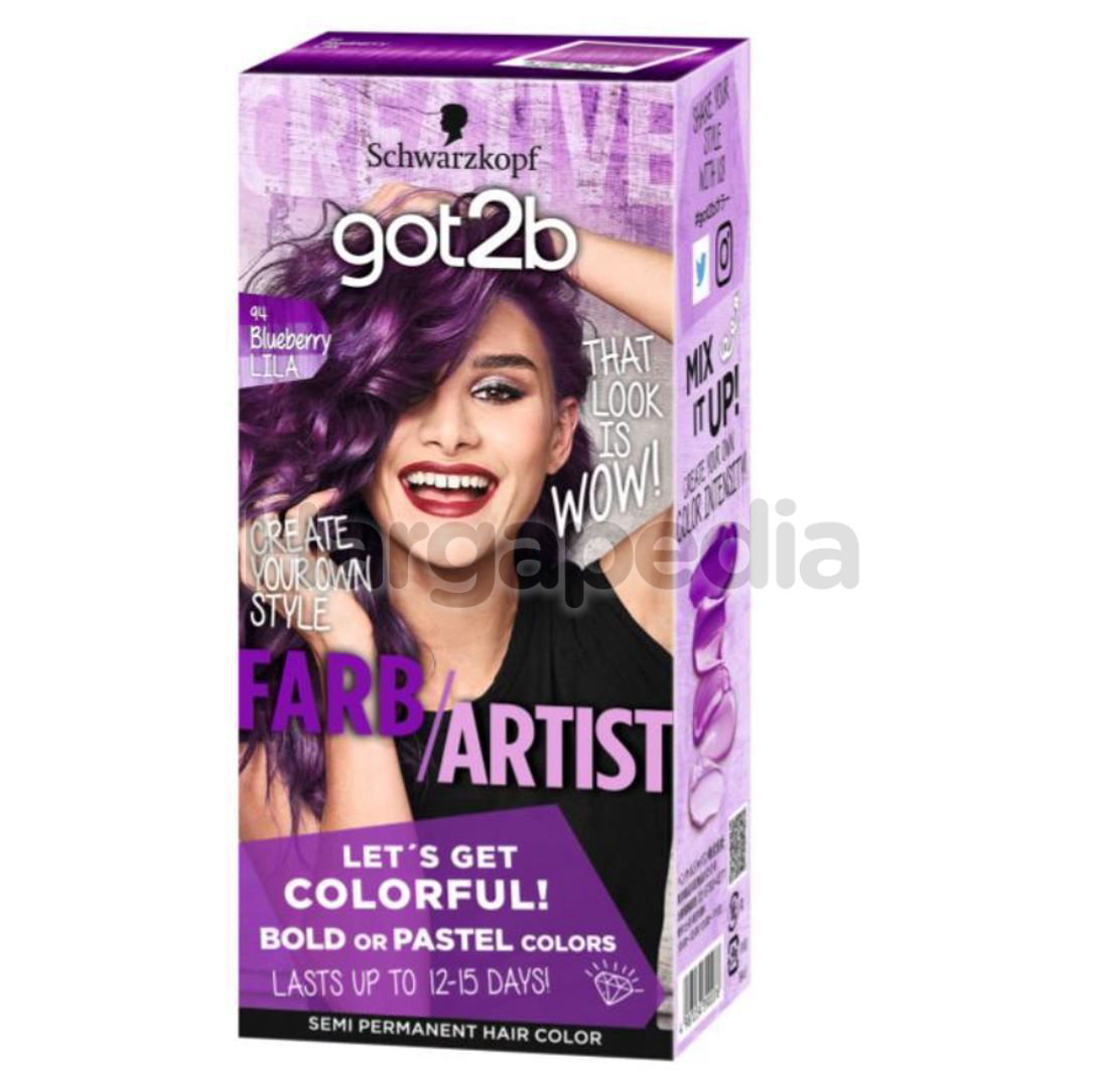 SCHWARZKOPF GOT2B 094 Blueberry Lila Color 1set