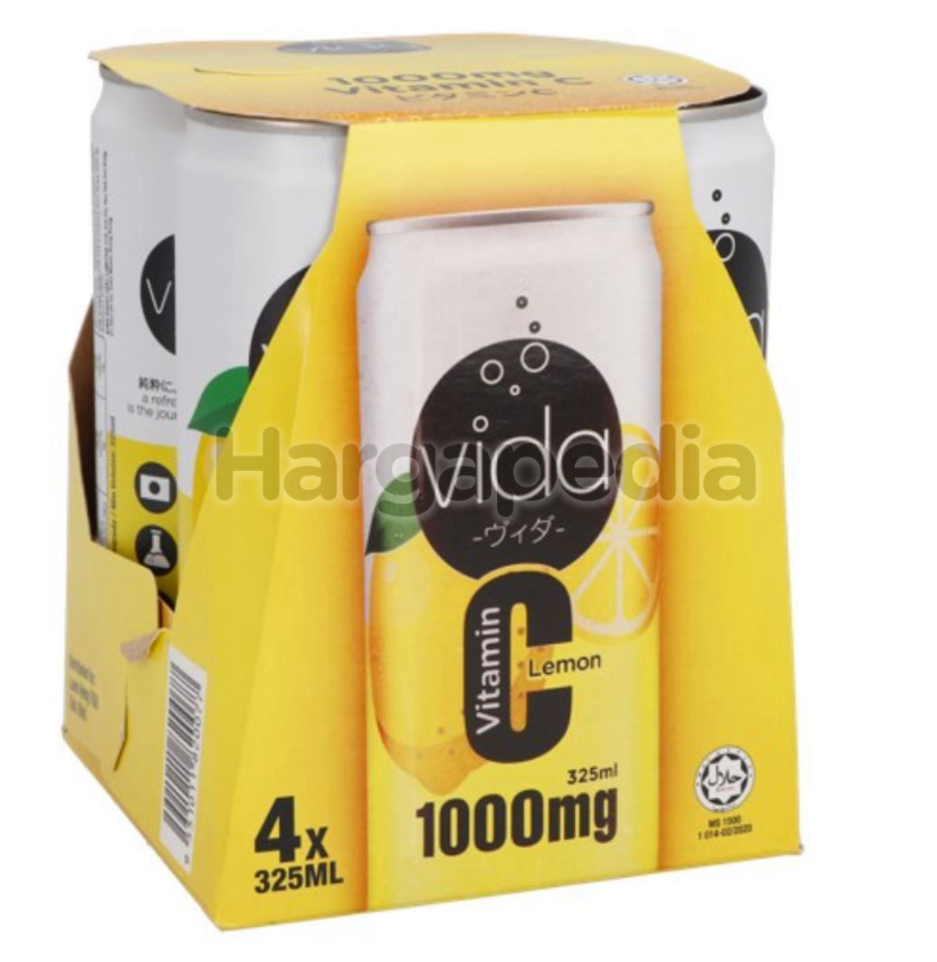 VIDA Vitamin C Drink Lemon 4x325ml