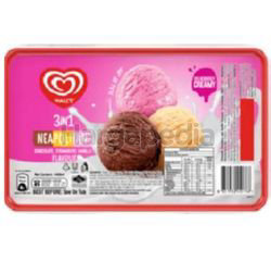 WALL'S Ice Cream 3in1 Neopolitan 1.4lit