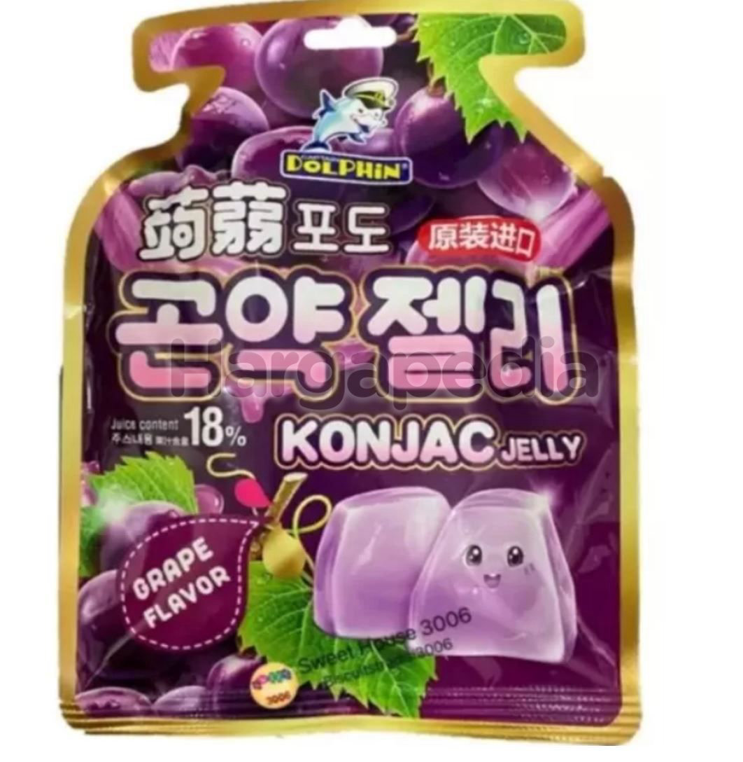 CAPTAIN DOLPHIN Konjac Jelly Grape 200gm