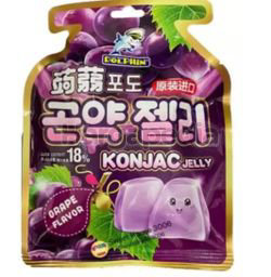 CAPTAIN DOLPHIN Konjac Jelly Grape 200gm