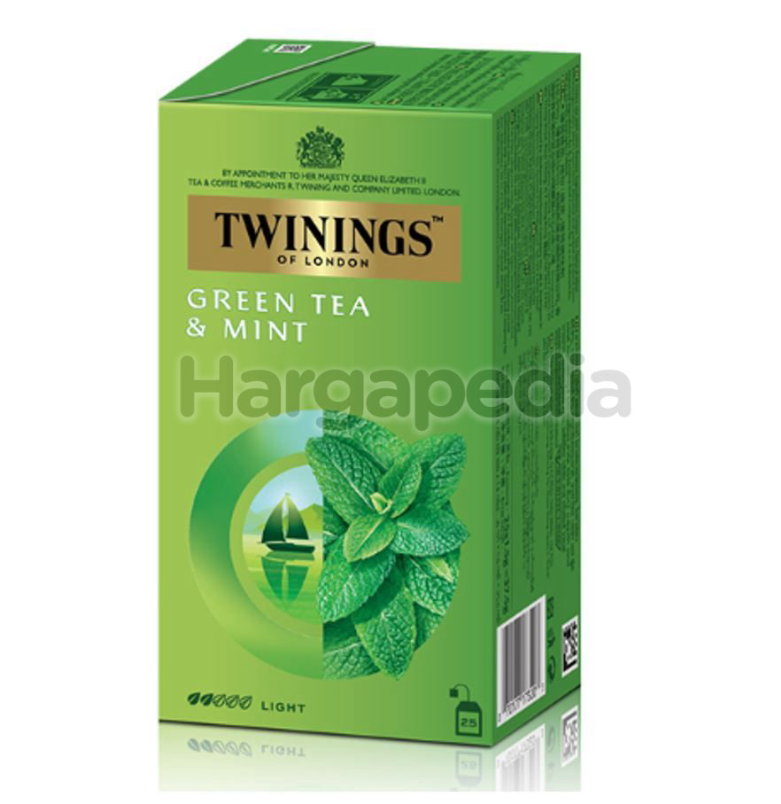 TWININGS Green Tea Mint Tea Bags 25x1.5gm