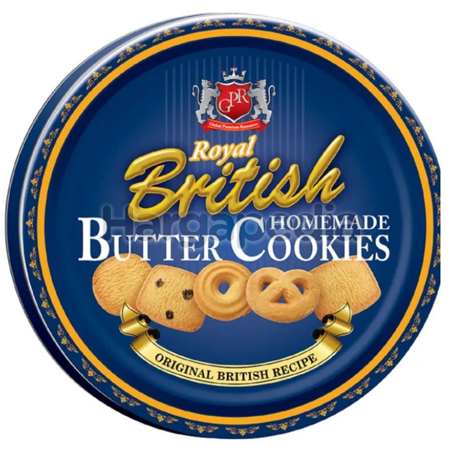 GPR Royal British Butter Cookies Round Tin 340gm