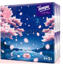 TEMPO Pocket Hanky 4ply Sakura 7x18s