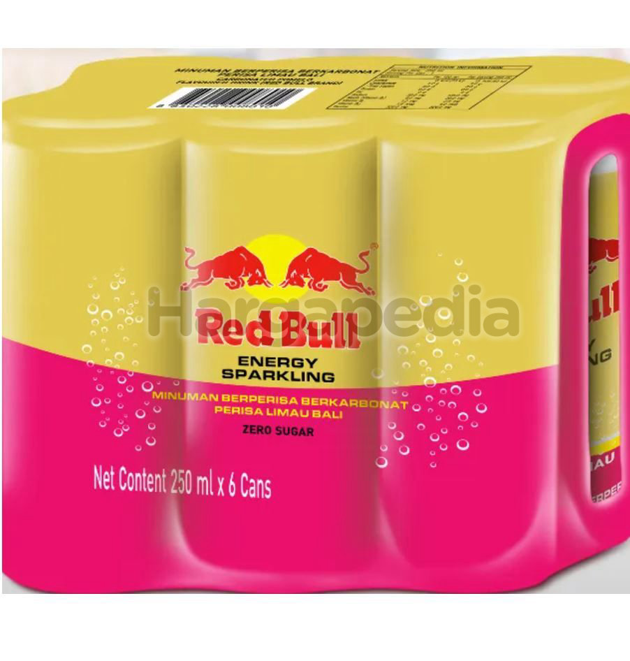 RED BULL Energy Sparkling Pomelo 6x250ml