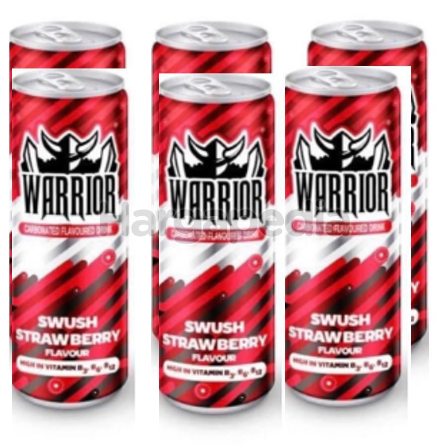 WARRIOR Energy Drink Swush Strawberry 6x320ml