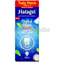 HALAGEL Herbal Blast Toothpaste 2x175gm