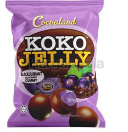 KOKO JELLY Chocolate Ball Blackcurrant Gummy 320gm