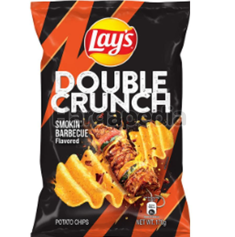 LAY'S Double Crunch Smokin Barbecue Potato Chips 50gm